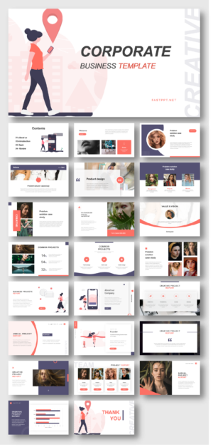 Creative Corporate Project Report Template – Original and High Quality ...