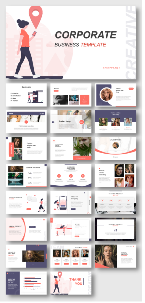 Creative Corporate Project Report Template – Original and High Quality ...