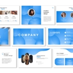 Blue Business Corporate report PowerPoint Template – Original and High ...