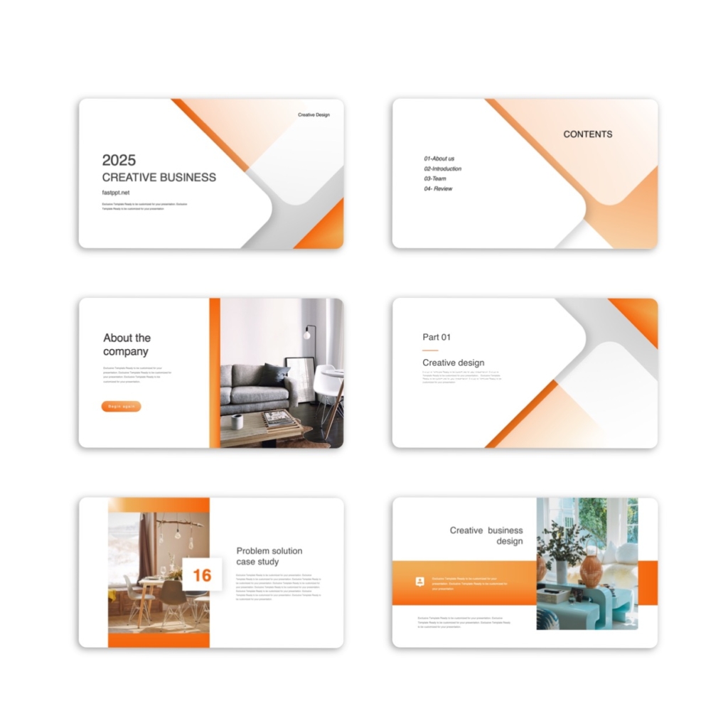 Clean Modern Company Portfolio Presentation Template – Original and ...