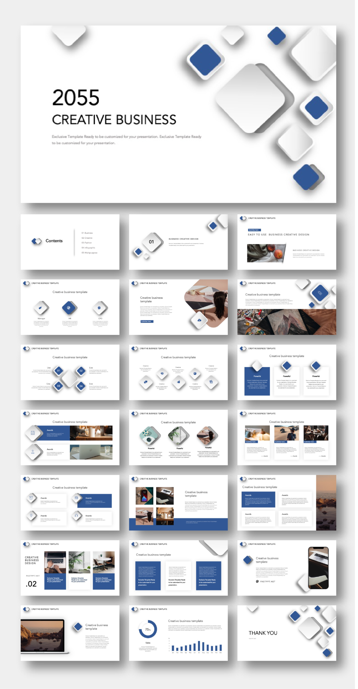 2 in 1 Modern Creative Business Report Template – Original and High ...