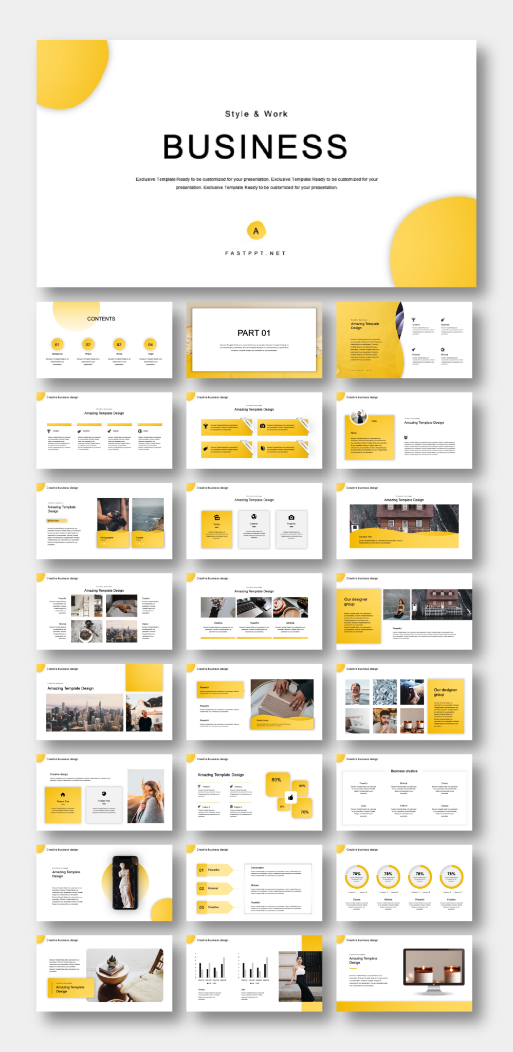 Beautiful Business Creative Design Presentation Template – Original and ...
