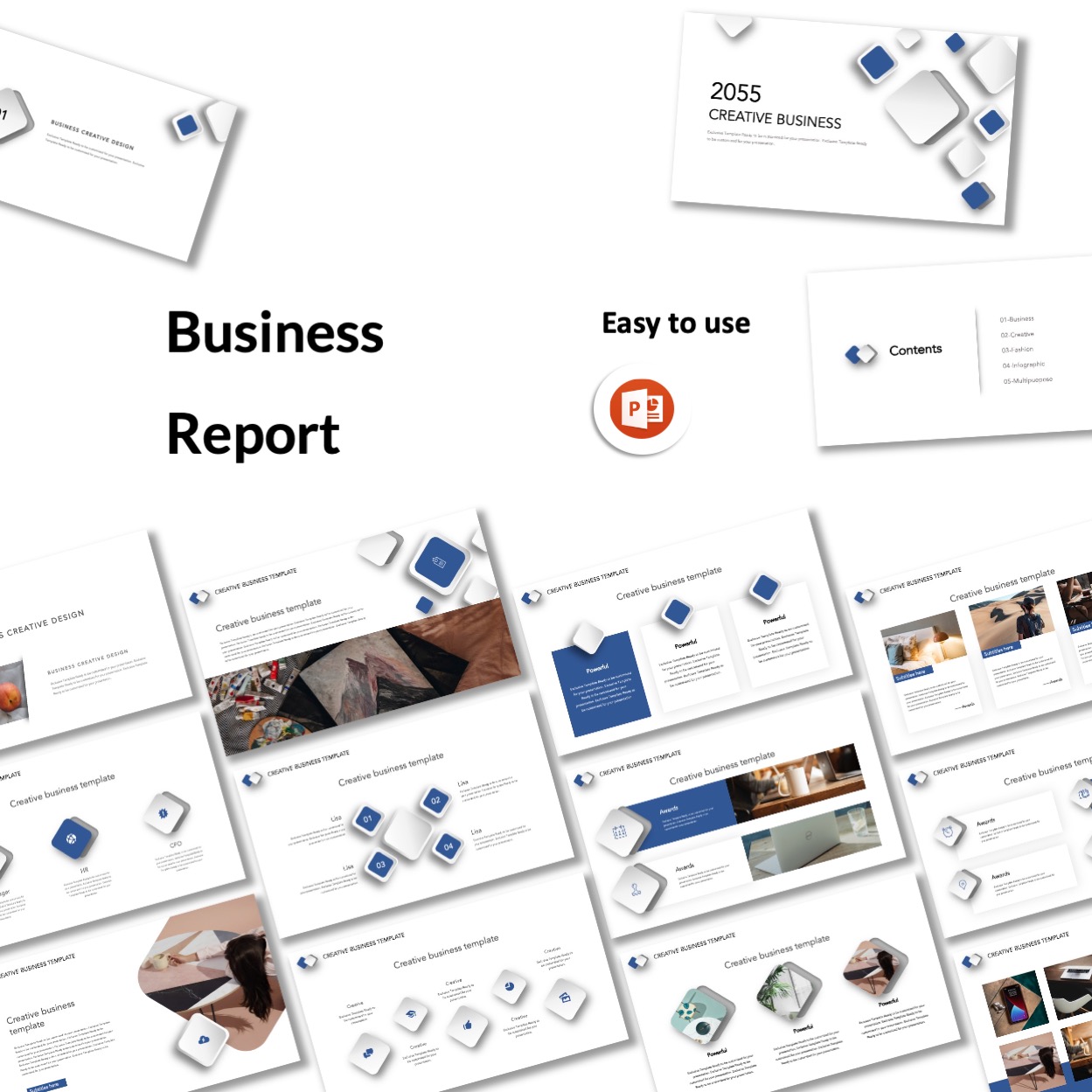 2 in 1 Modern Creative Business Report Template – Original and High ...