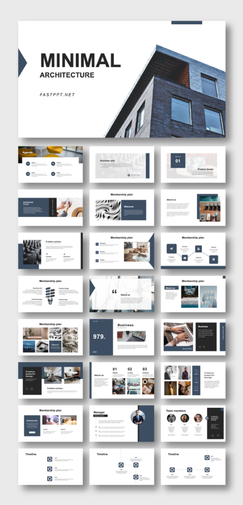 Google Slides-Architecture Project Proposal Brochure Template ...
