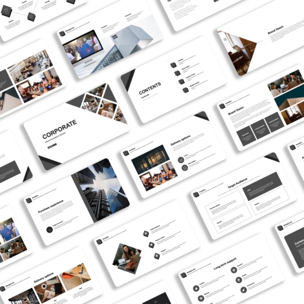 Creative Corporate Annual Project Report Template – Original and High ...