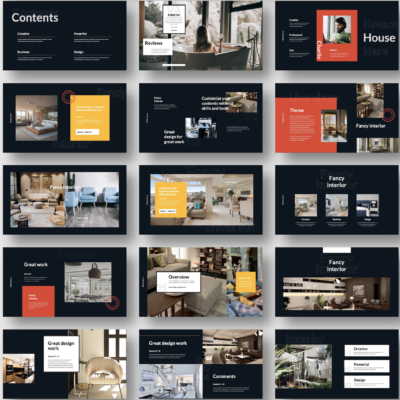 Business Plan Red Theme Presentation Template – Original and High ...