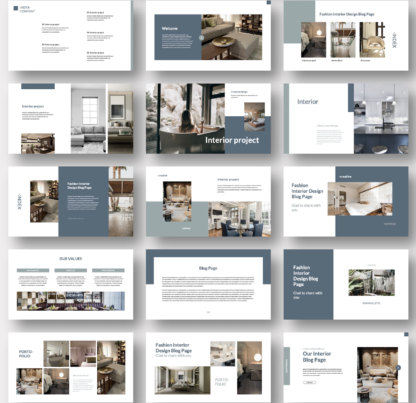 Cool Modern Property Interior Presentation Template – Original and High ...