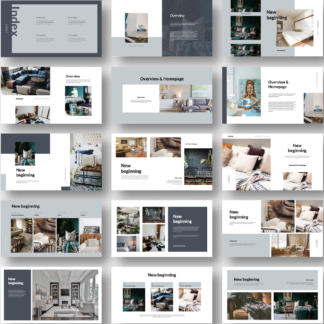 Modern Stylish Interior Design Presentation Template – Original and ...
