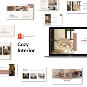 Cozy Warm Interior Decor Presentation Template – Original and High ...
