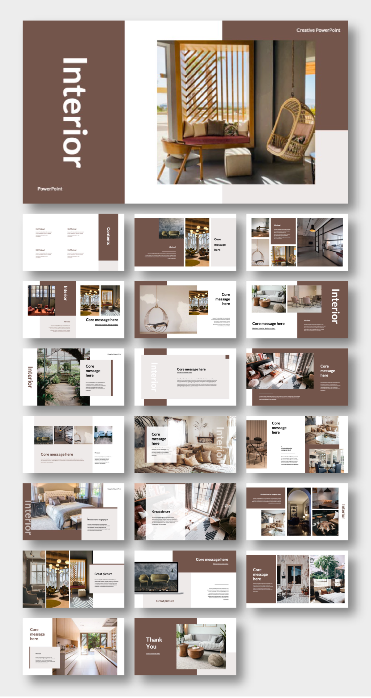 Creative Interior & Decor Presentation Template – Original and High ...