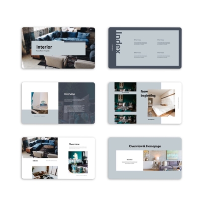 Cool Black Interior Proposal PowerPoint Template – Original and High ...