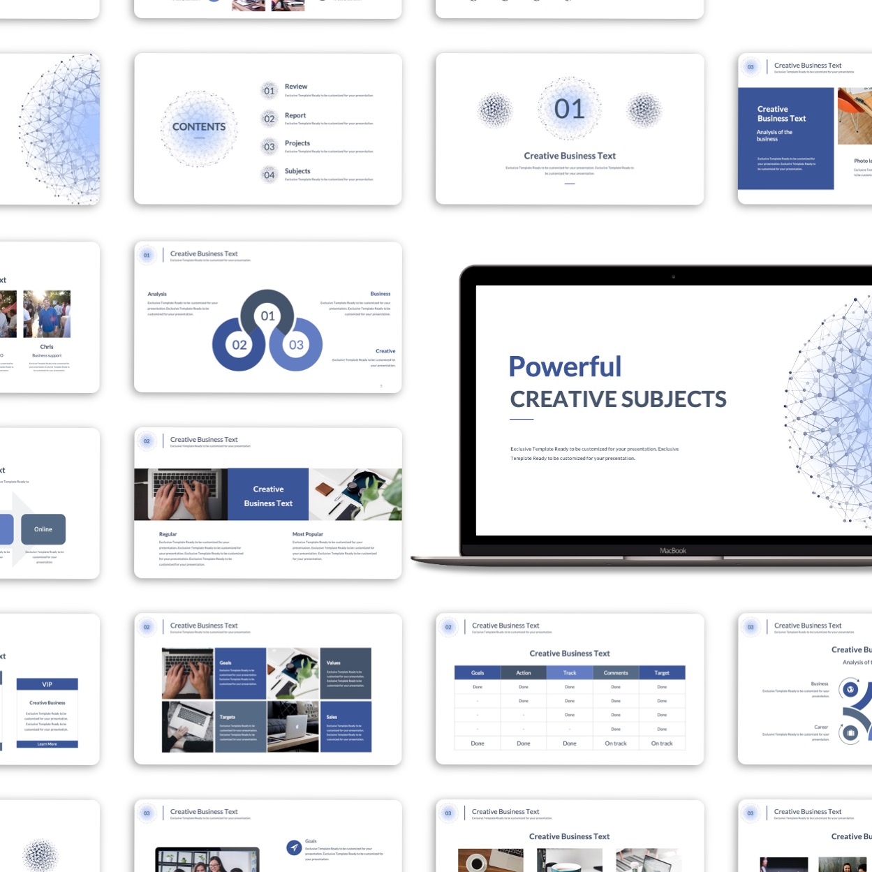 Simple Elegant Business Analysis PowerPoint Template – Original and ...
