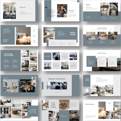 Modern Stylish Interior Design Presentation Template – Original and ...