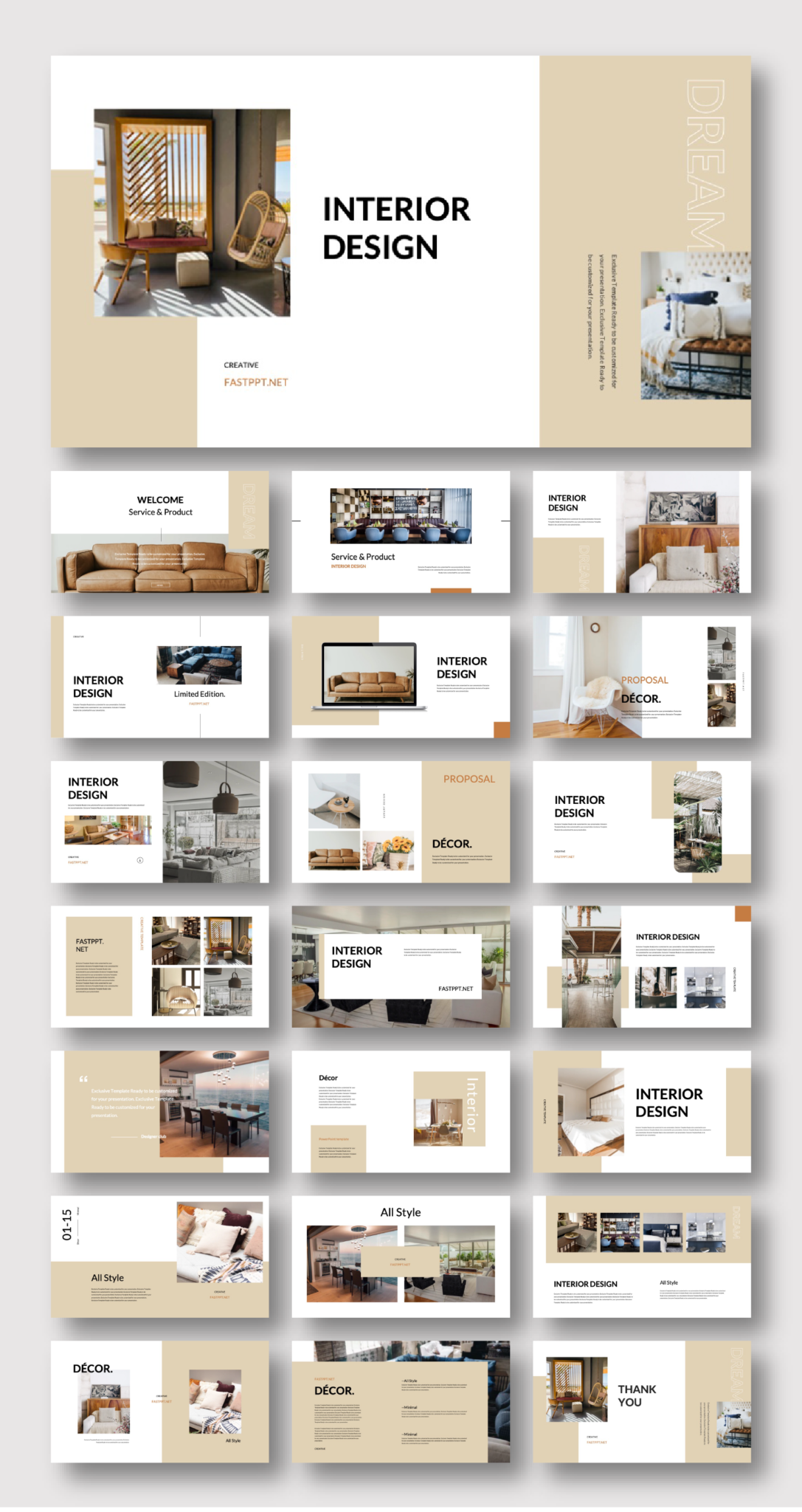 Creative Home Decor PowerPoint Template – Original and High Quality ...
