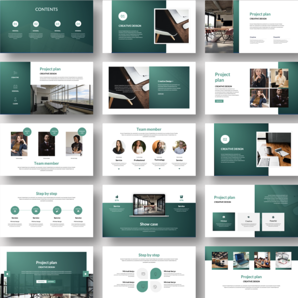 3 in 1 Minimal Creative Professional PowerPoint Template – Original and ...