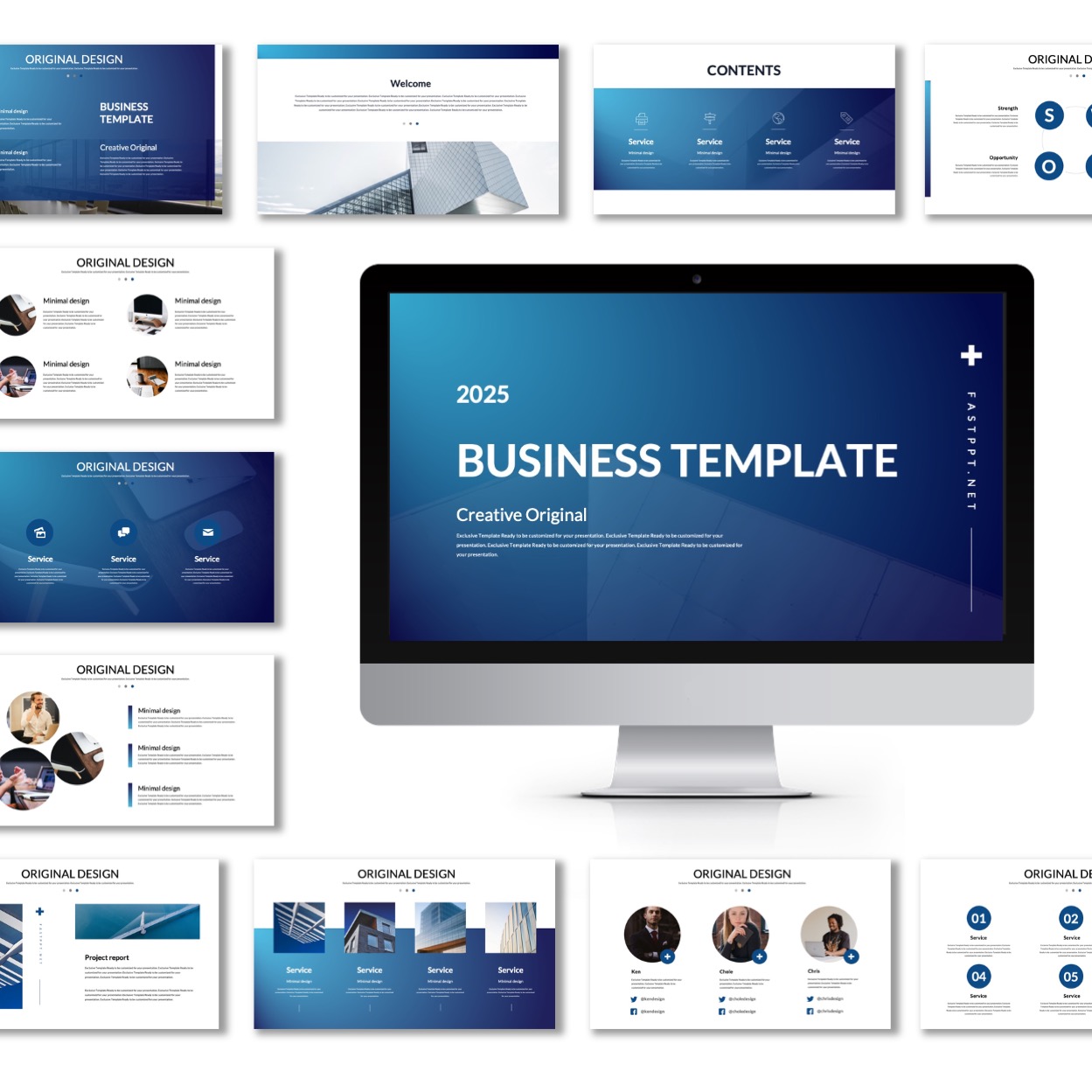 Minimalist Creative Professional Report Template – Original and High ...