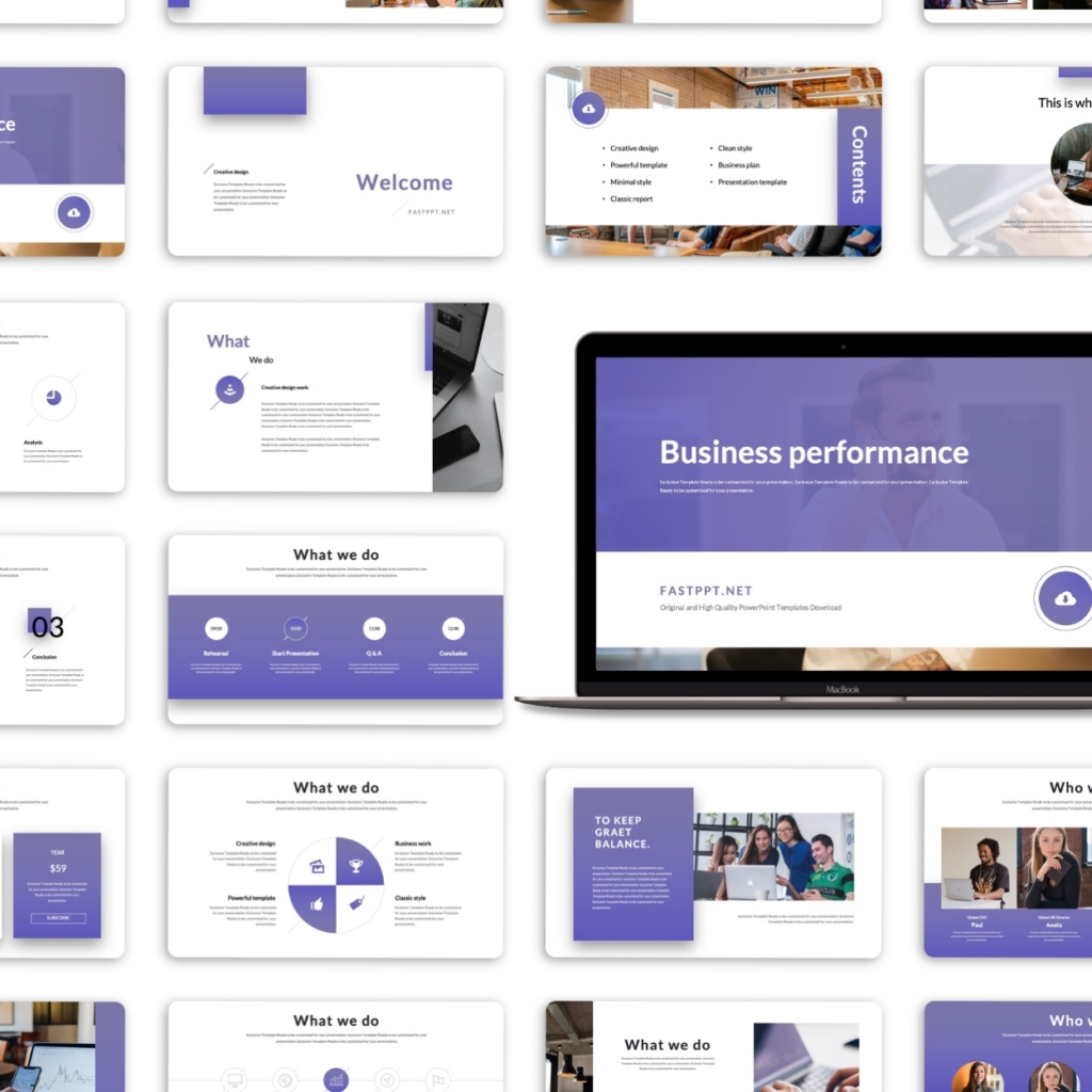3 in 1 Business Simple Clean PowerPoint Template – Original and High ...