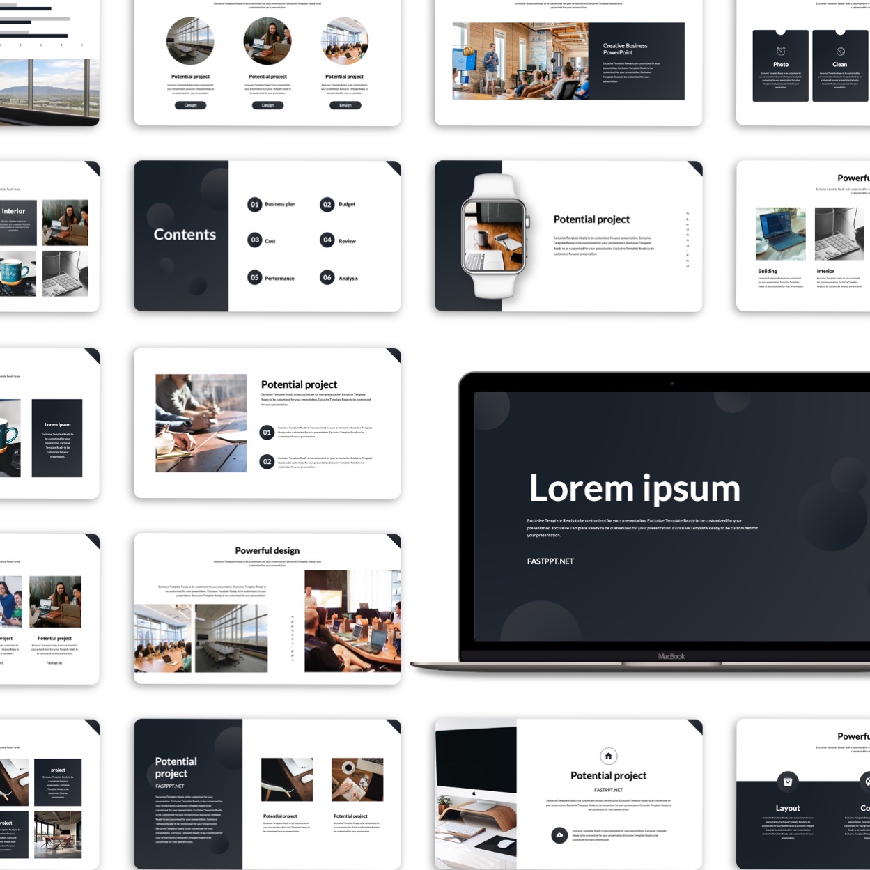 Business Report Powerful Presentation Template – Original and High ...