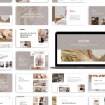 Creative Modern Decor Project PowerPoint Template – Original and High ...
