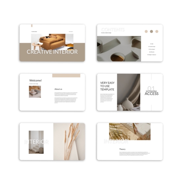 Creative Interior & Decor Presentation Template – Original and High ...