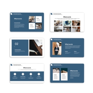 Blue Business Corporate Presentation Template – Original and High ...