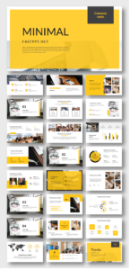 Minimal Creative Yellow Presentation Template – 2026 Trending ...