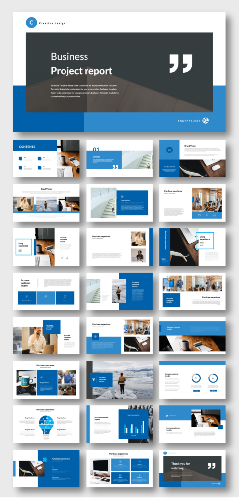 Creative Fashion Project Report Presentation Template – Original and ...