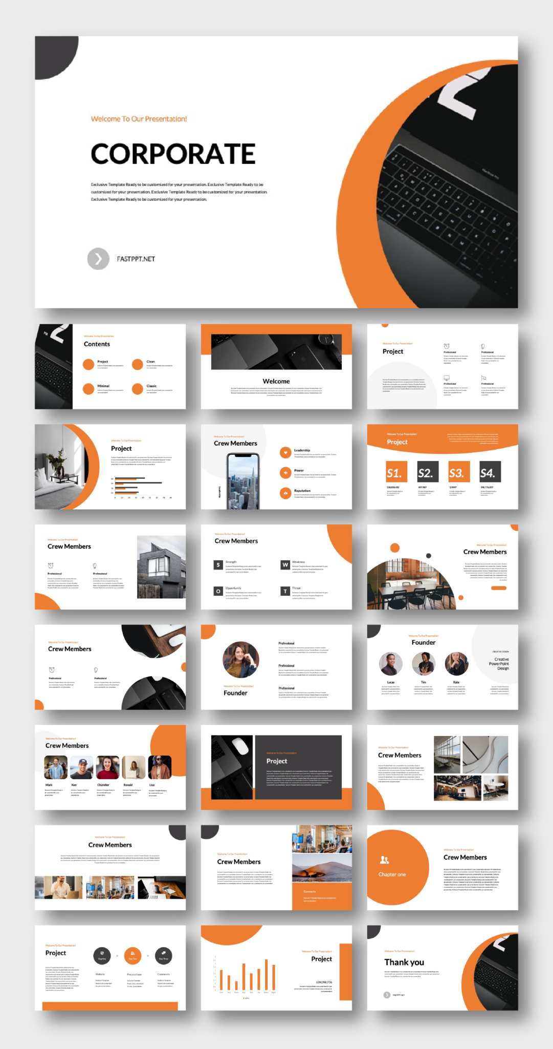 Creative Corporate Company PowerPoint Template – Original and High ...
