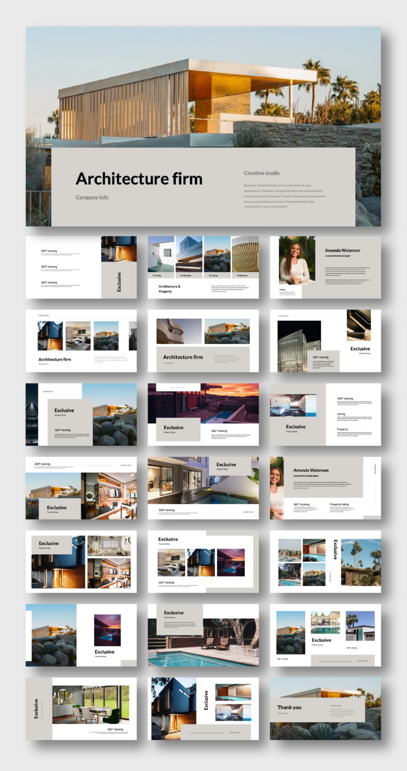 Architecture and Property Minimal Presentation Template – Original and ...