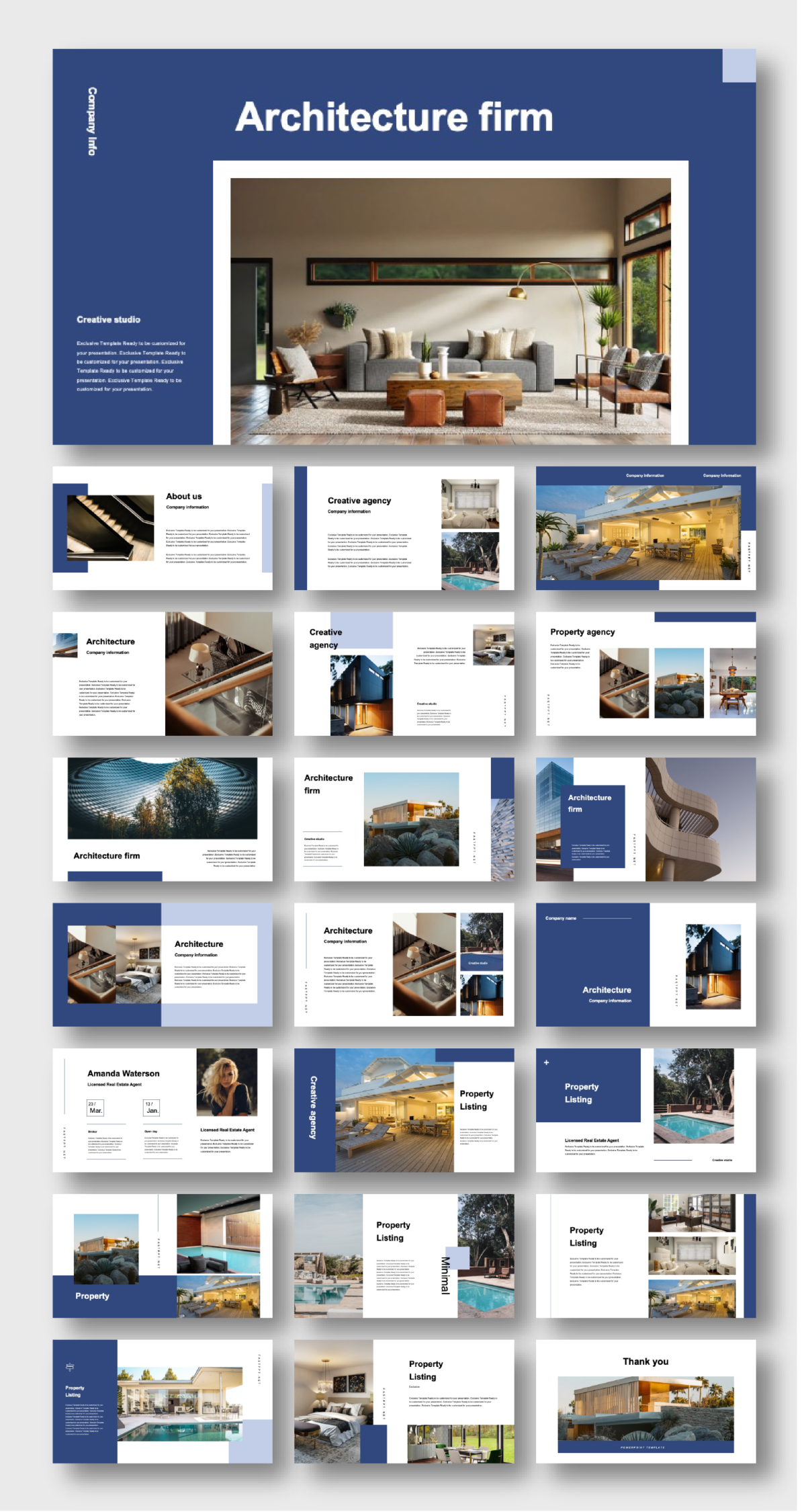 Creative Property Listing PowerPoint Template – Original and High ...