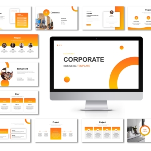 Bright Orange Creative Presentation Template – Original and High ...
