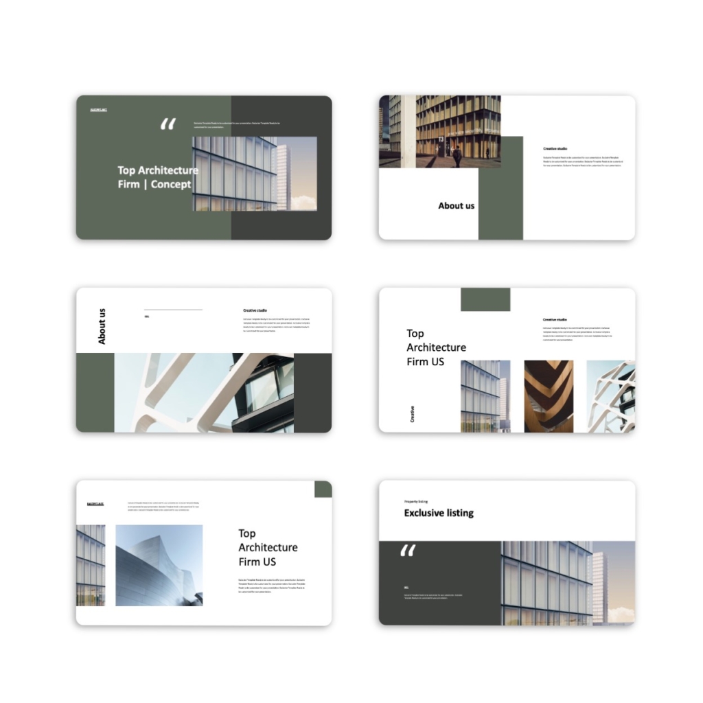 Architecture Interior Concept Proposal PowerPoint Template – Original ...