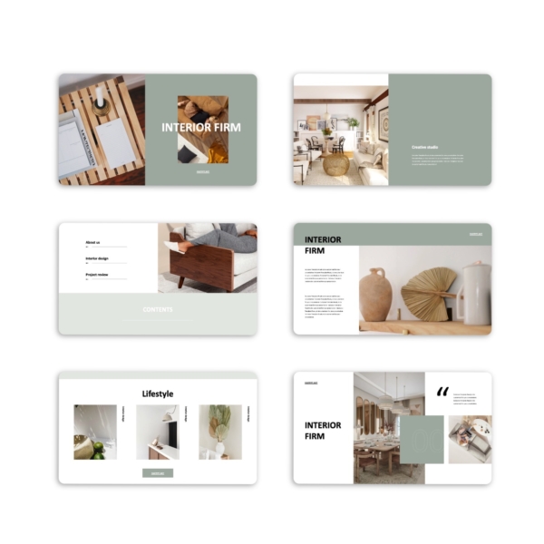Creative Contemporary Interior Design Template – Original and High ...