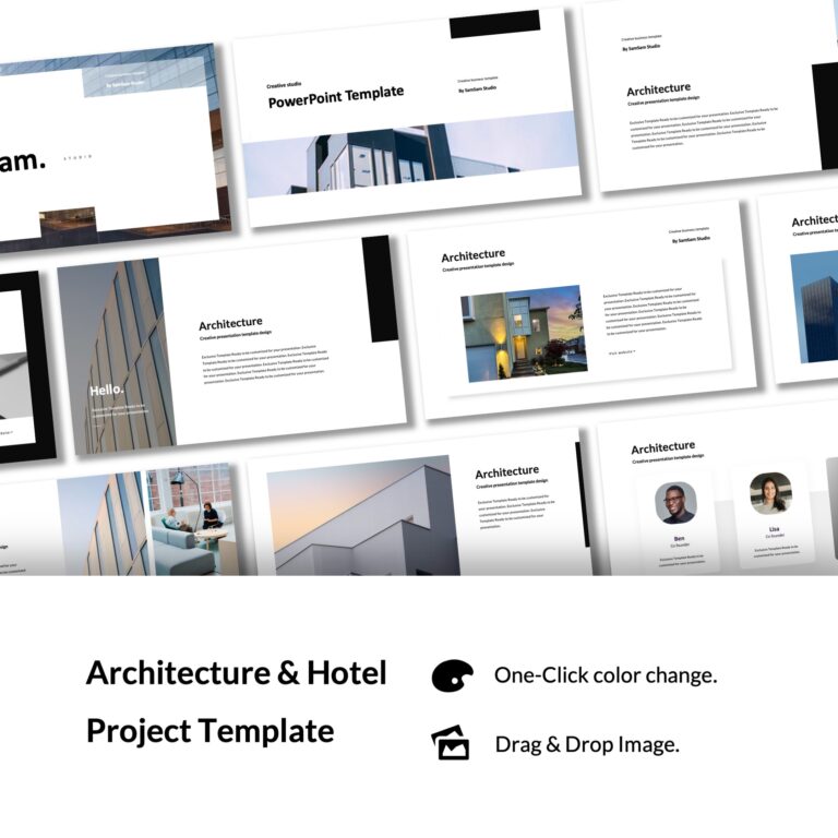 Architecture Hotel Project Proposal PowerPoint Template – Original and ...