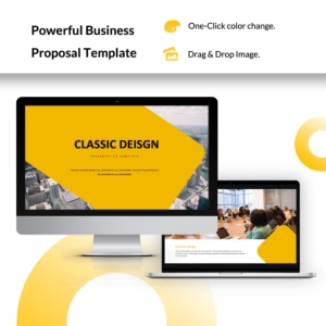 Classic Yellow Creative Project Report Template – Original and High ...