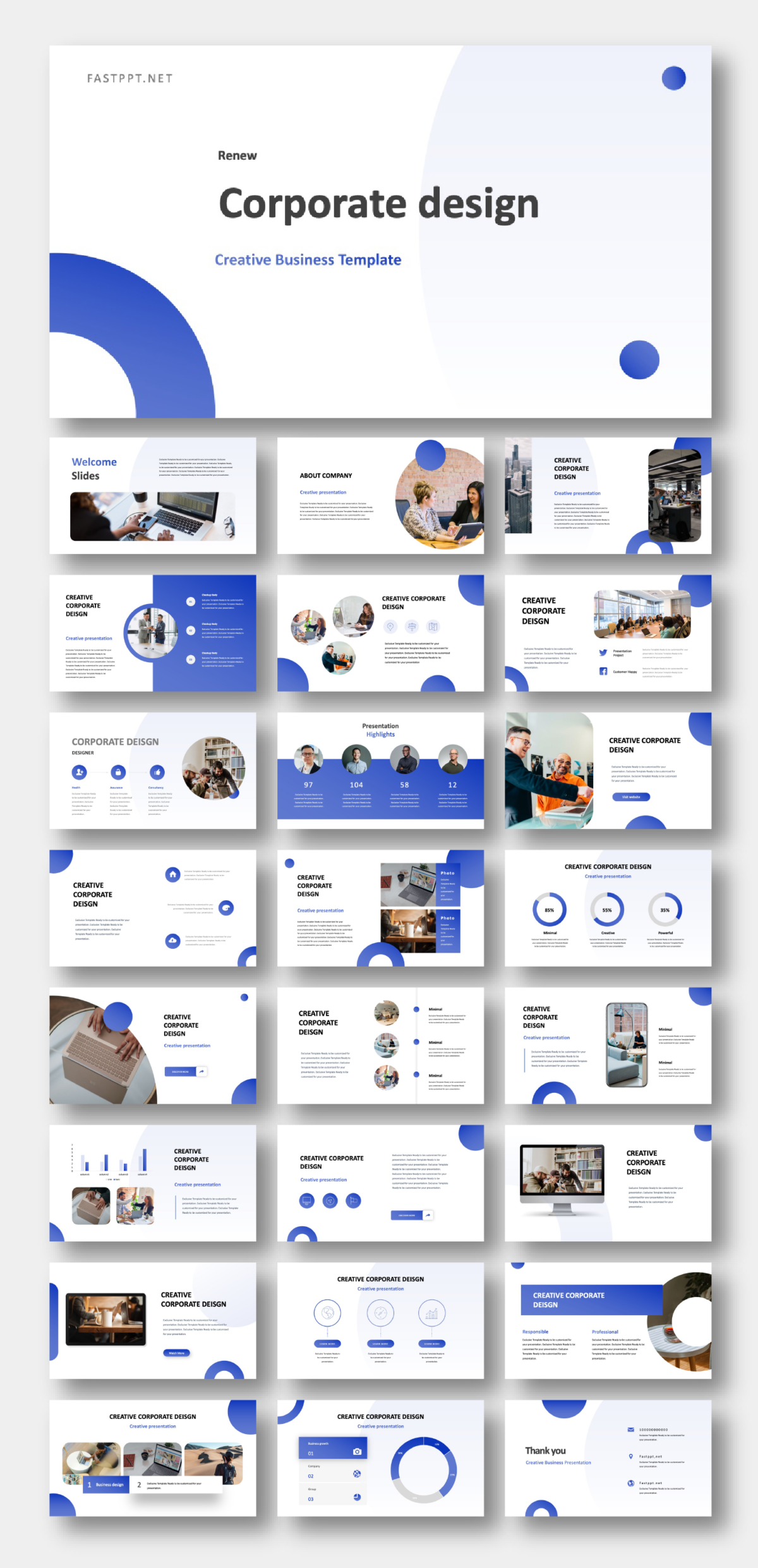 Multipurpose Professional Premium PowerPoint Template – Original and ...