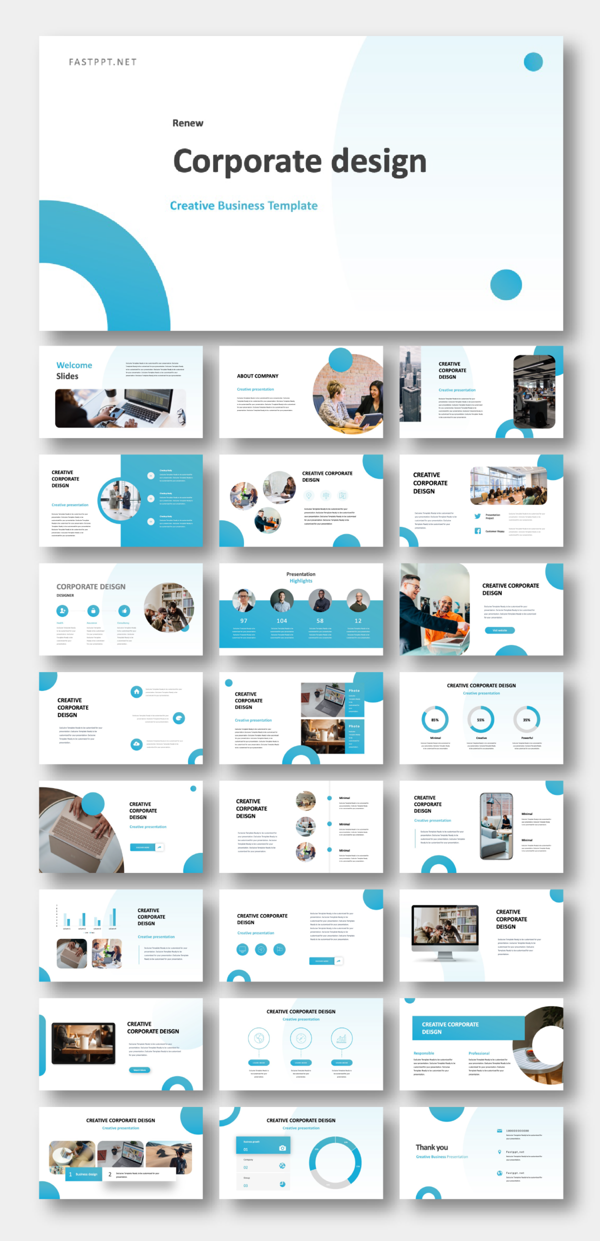 Multipurpose Professional Premium PowerPoint Template – Original and ...