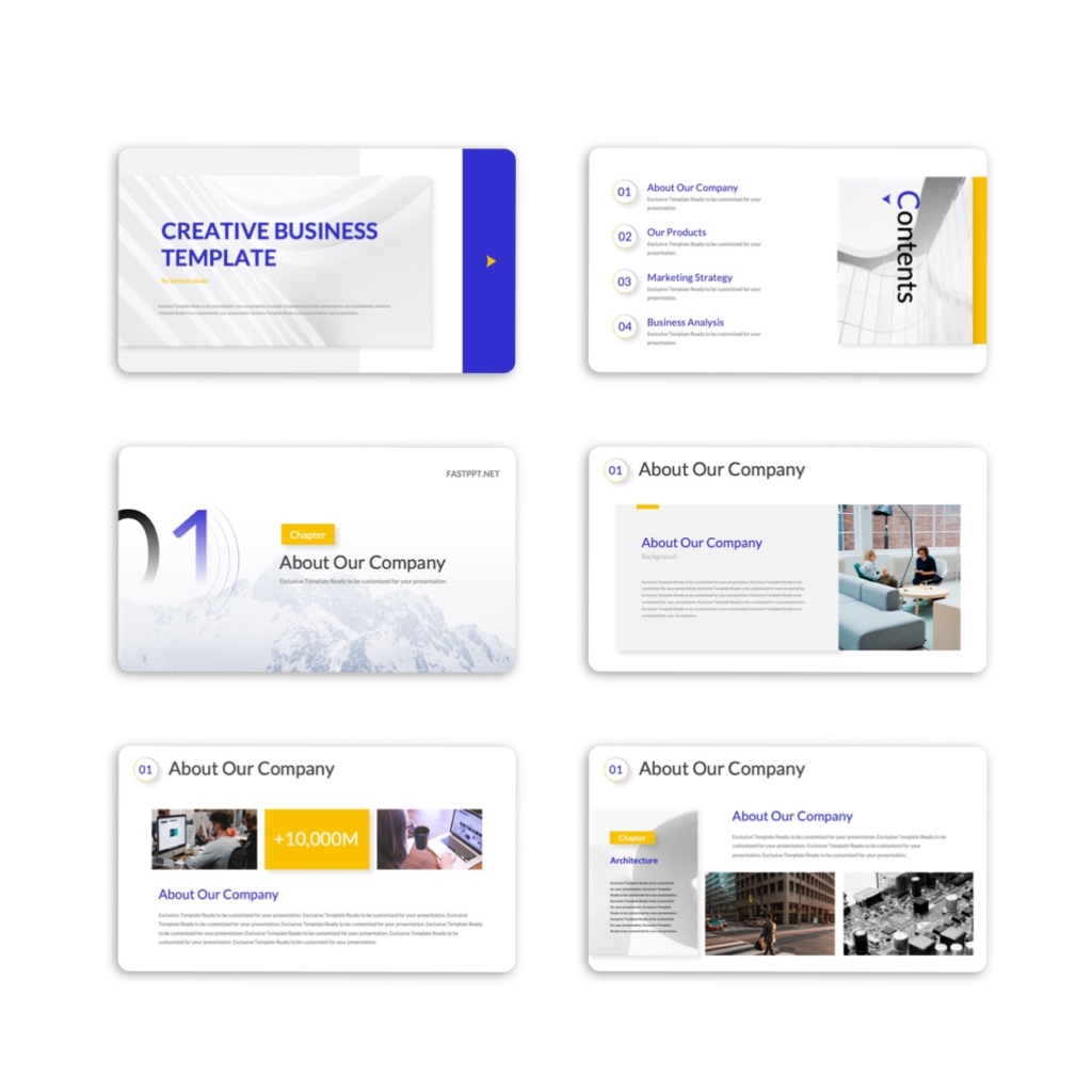 Artist Minimal Creative Professional PowerPoint Template – Original and ...
