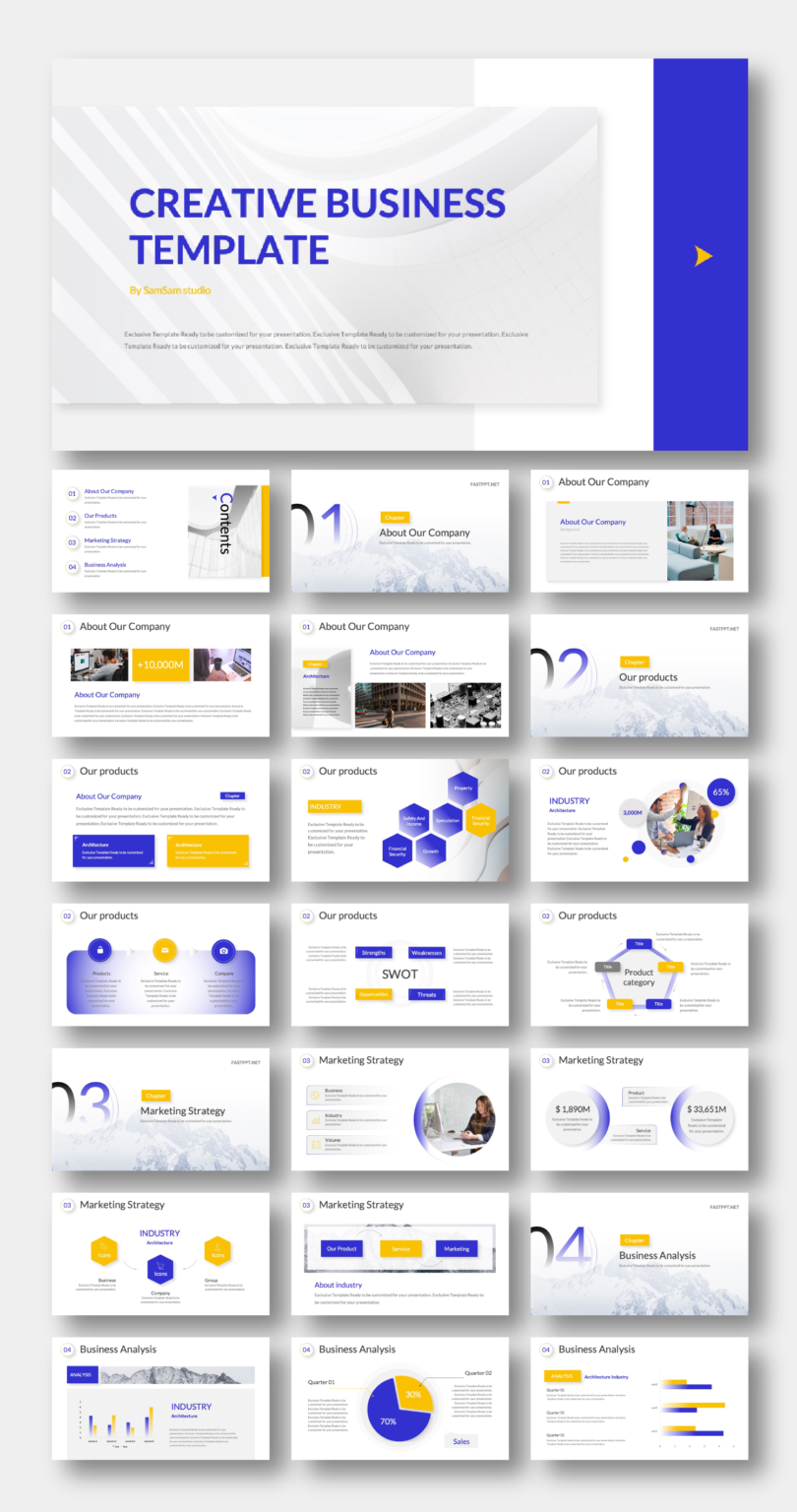 4 in 1 Creative Multipurpose PowerPoint Template – Original and High ...