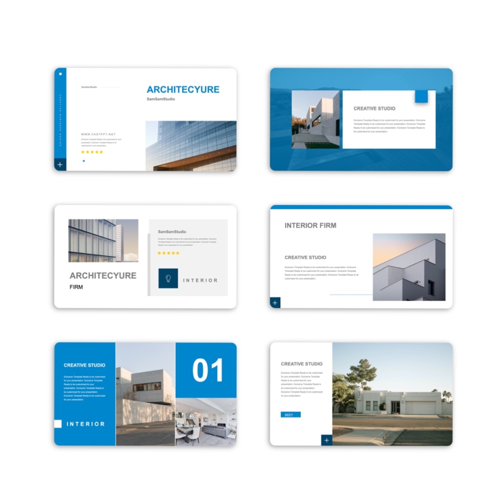 Blue Business Project Report Presentation Template – Original and High ...