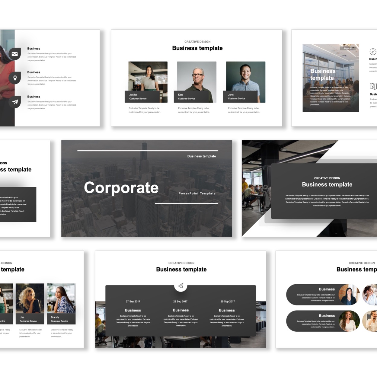 Modern Unique Fully Editable PowerPoint Template – Original and High ...
