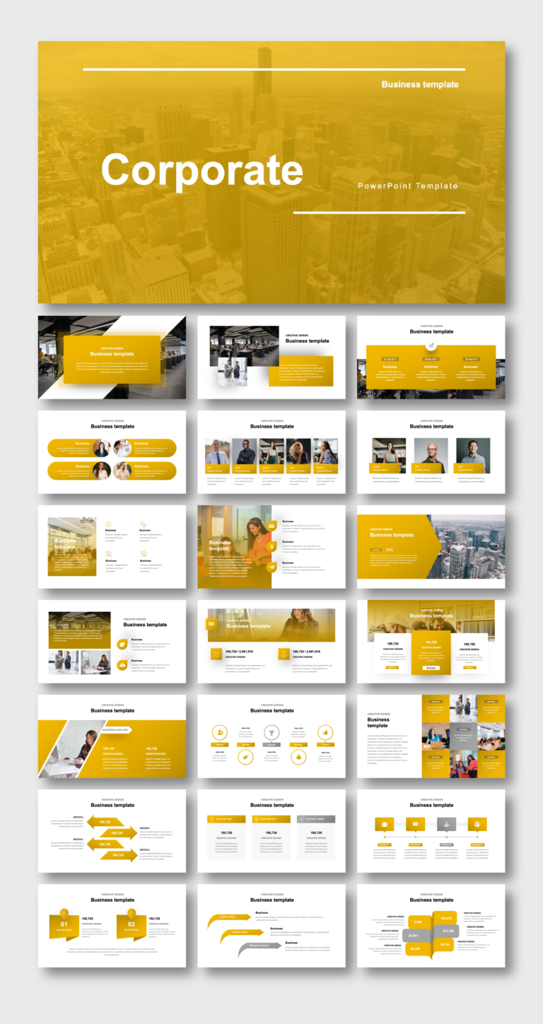 Modern Unique Fully Editable PowerPoint Template – Original and High ...