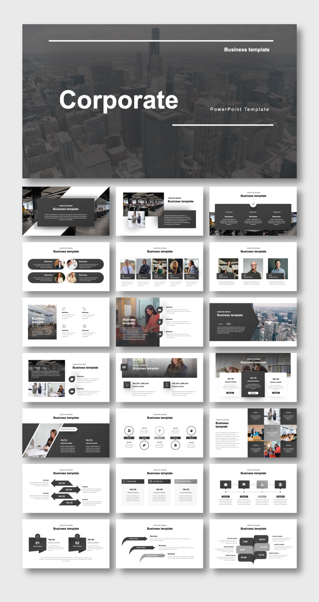 Modern Unique Fully Editable PowerPoint Template – Original and High ...