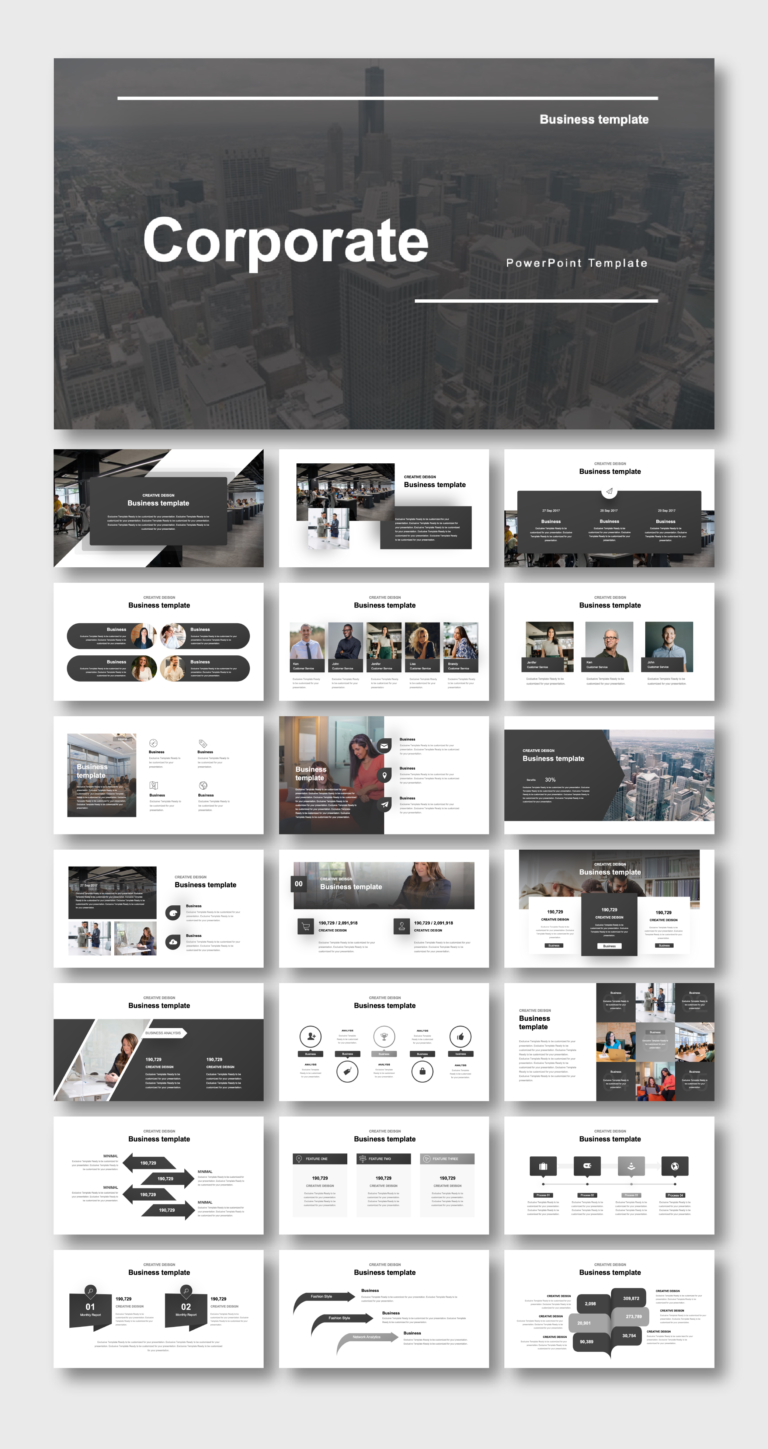 Modern Unique Fully Editable PowerPoint Template – Original and High ...