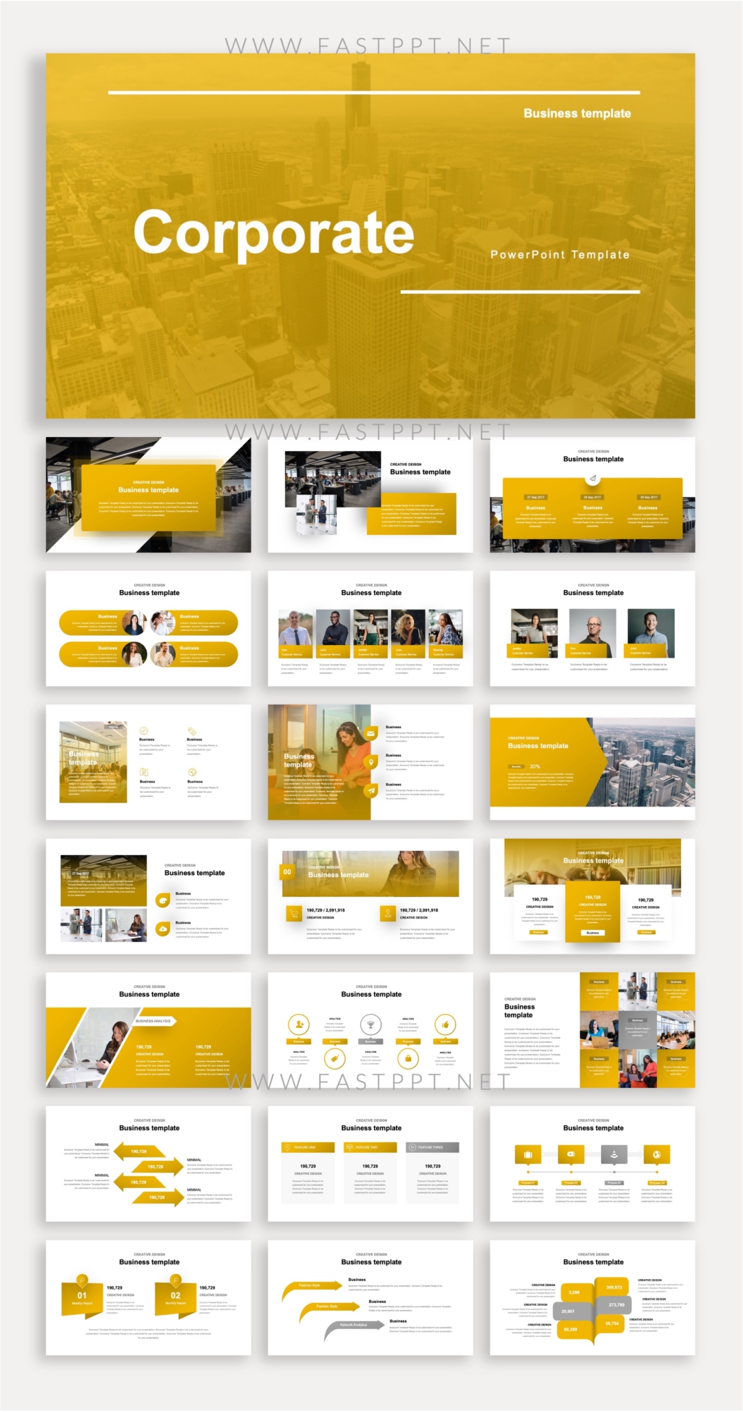 Modern Unique Fully Editable PowerPoint Template – Original and High ...