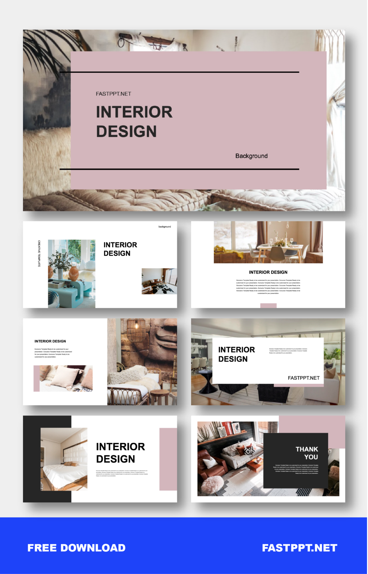 FREE TRIAL-Creative Interior Presentation Template – Original and High ...