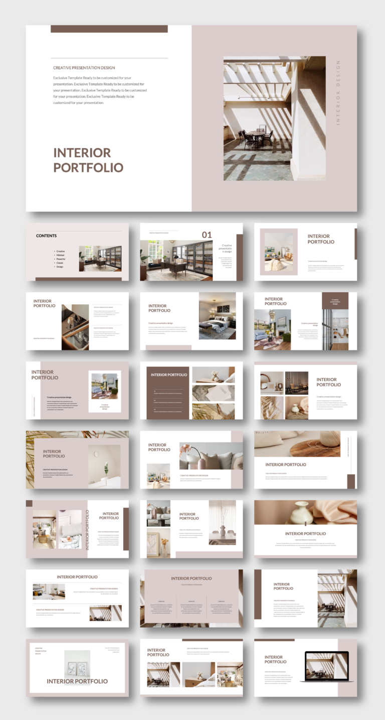 Elegance Interior Creative PowerPoint Template – Original and High ...
