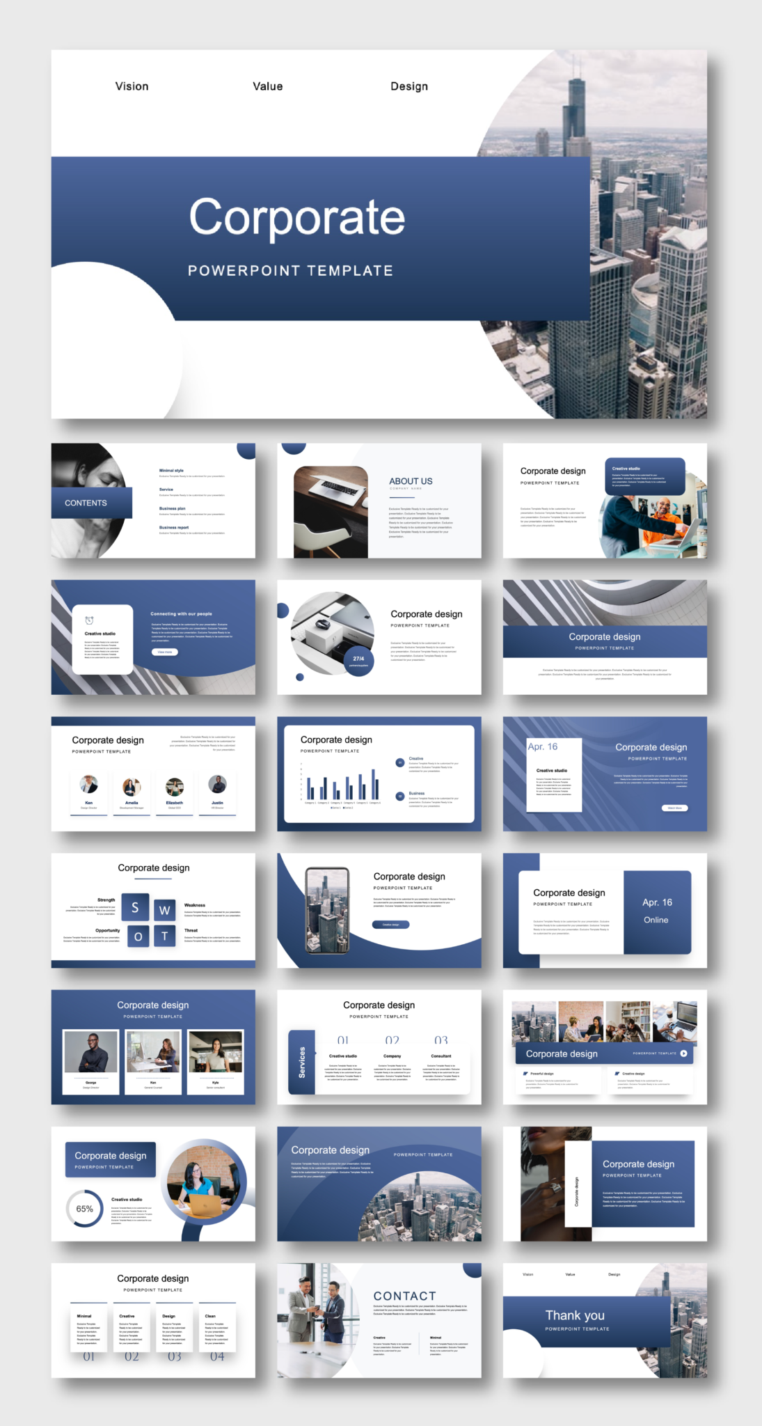 Creative Agency Corporate Powerpoint Presentation – Original and High ...