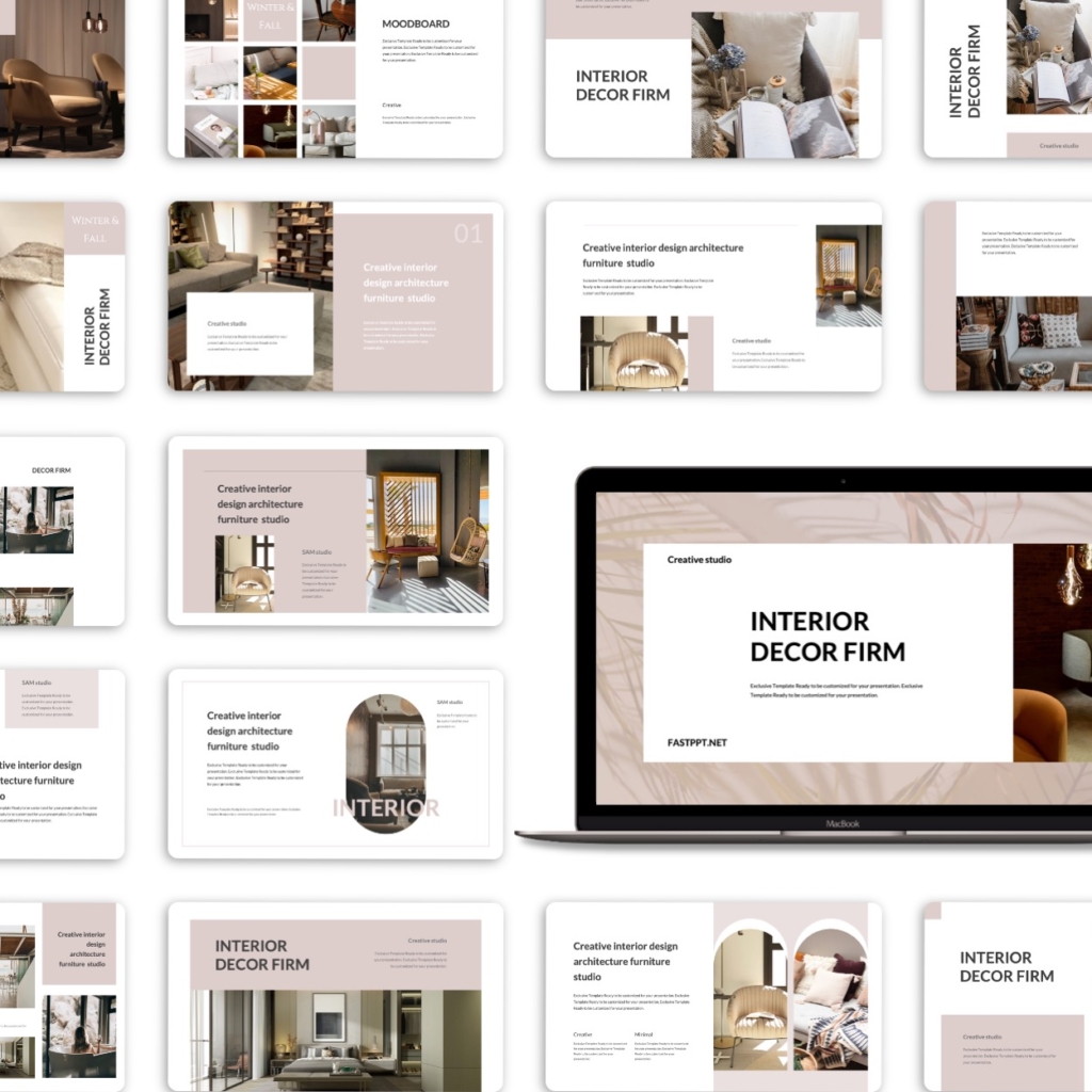 Creative Elegance Interior Design PowerPoint Template – 2026 Trending ...