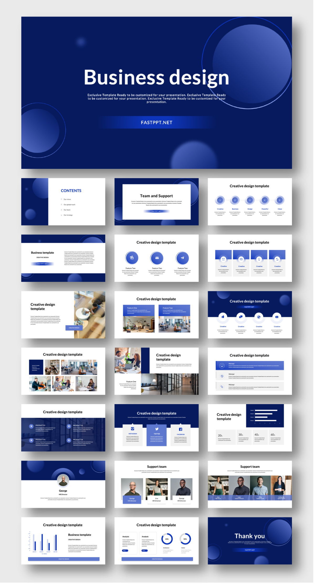 Creative Company Business Design Powerpoint Template – Original and ...